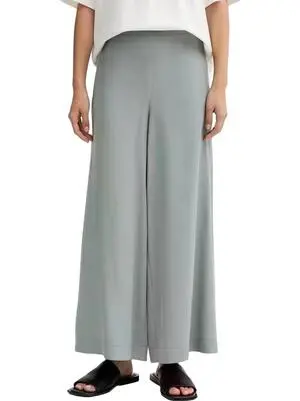 Marc O'polo Elasticated-waistband Palazzo Pants - Blue