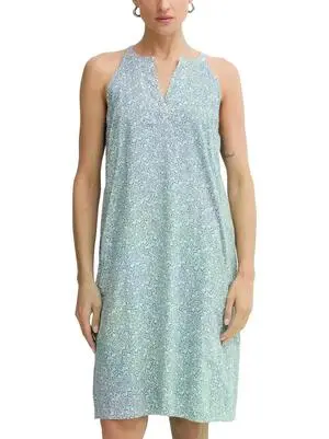 Marc O'polo Butterfly-print Sleeveless Mini Dress - Blue