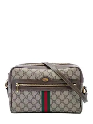 Gucci 2016-2026 Gg Supreme Ophidia Crossbody Bag - Neutrals