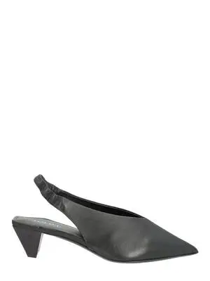 Loewe Origami Cubic Slingback In Lambskin Black