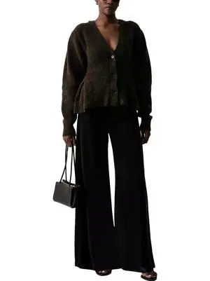 VICOLO Madison Wide-leg Jeans Black