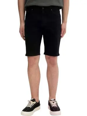 Marc O'polo Logo-patch Denim Shorts - Black