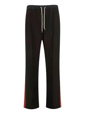 WALES BONNER Energy Side-stripe Track Pants - Brown