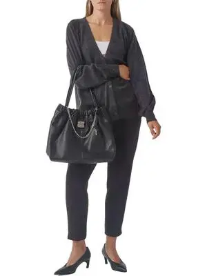 Max Mara V-neck Button-up Cardigan - Grey
