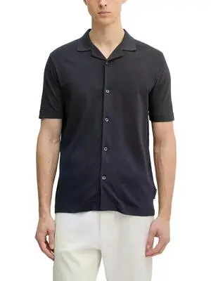 Marc O'polo Short-sleeve Camp-collar Shirt - Grey