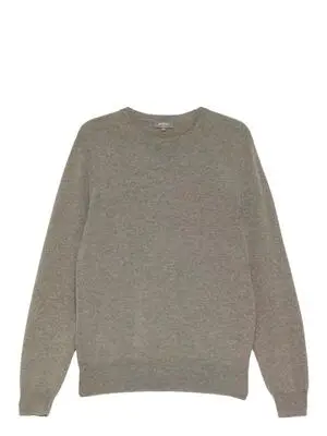 N.peal Oxford Round-neck Jumper Grey