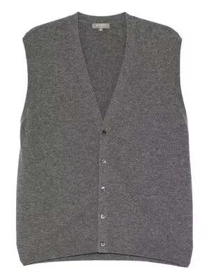 N.peal Cashmere V-neck Cardigan - Grey