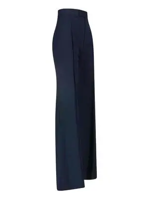 VIVIENNE WESTWOOD Pleated Wide-leg Tailored Trousers - Blue