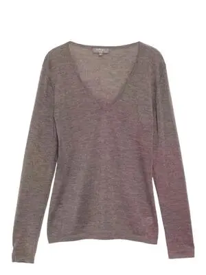 N.peal Imogen V-neck Top Grey