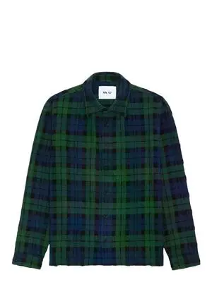Nn07 Casper Flannel Shirt - Green