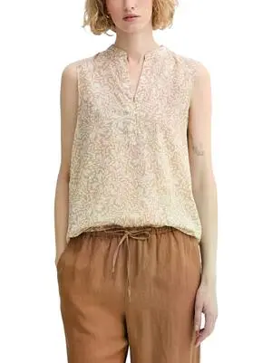 Marc O'polo Sleeveless Cotton Top - Neutrals