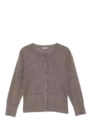 N.peal Darcie Cropped Cardigan - Neutrals