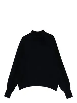 N.peal Funnel-neck Cashmere Sweater - Blue