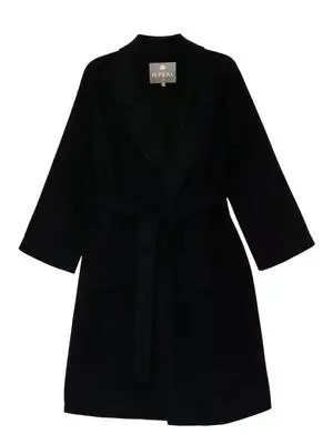 N.PEAL Belted Woven Coat