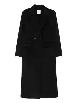 SANDRO Stud-embellished Double-breasted Coat