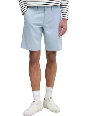Marc O'polo Logo-embroidered Denim Shorts - Blue