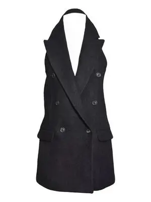 OUR LEGACY Double-breasted Halterneck Waistcoat