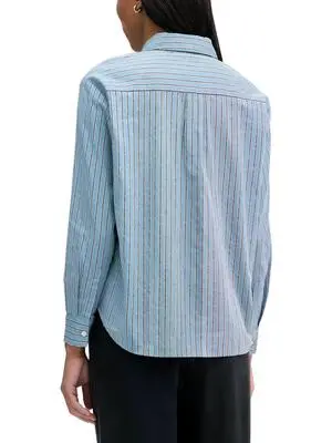 Marc O'polo Chest-pocket Striped Shirt Blue