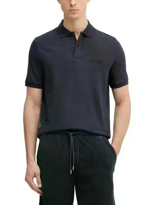Marc O'polo Logo-embroidered Piqué Polo Shirt - Blue