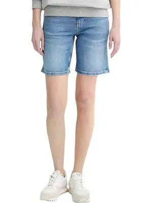 Marc O'polo Faded-effect Five-pocket Shorts - Blue