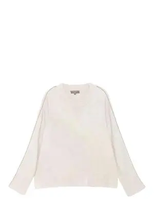 N.peal Metal-trim Round-neck Sweater - Grey