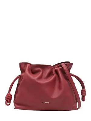 Loewe Loewe Women Flamenco Mini Leather Clutch Multicolor