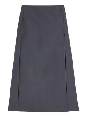 JIL SANDER Wool Long Skirt - Multicolor