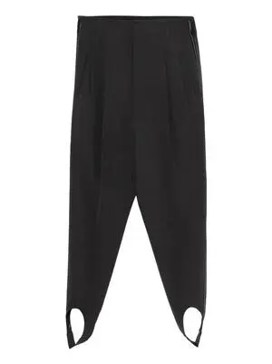DARKPARK Marta Pleated Stirrup Trousers