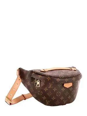 LOUIS VUITTON Bum Bag Monogram Canvas Belt Bag - Brown
