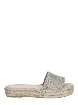 Manebí Open-toe Flat Sandals - Silver