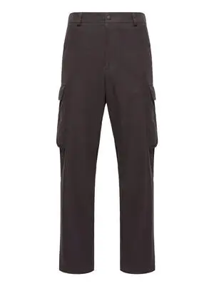 Moncler Cotton Blend Pants - Black