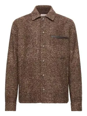 MONCLER Check Jersey Shirt Jacket