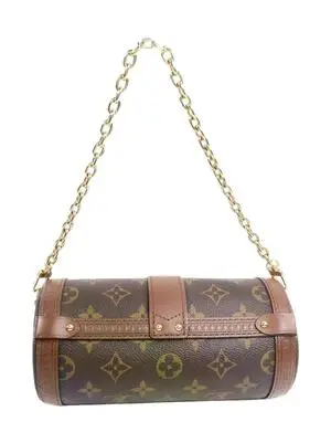 LOUIS VUITTON Monogram Papillon Trunk Shoulder Bag - Brown
