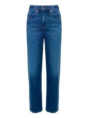 Veronica Beard Leah Straight-leg Jeans - Blue
