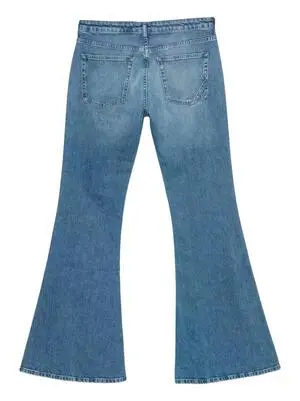 3x1 Faded Flared Jeans Blue