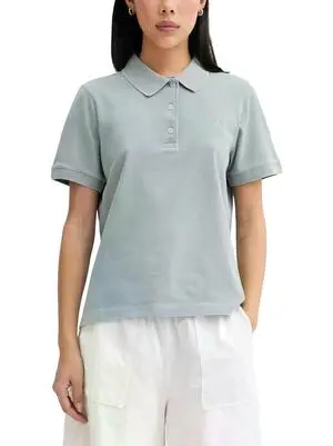 Marc O'polo Logo-embroidered Polo Shirt Blue