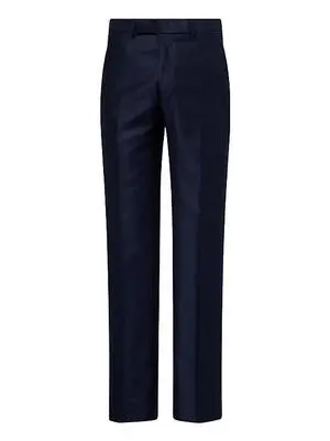 TED BAKER X THE GENTLEMAN Ted Baker X The Gentlemen Tailored Wool Trousers - Navy