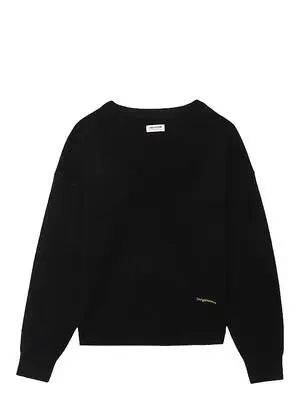 Zadig&Voltaire Soulu V-neck Wool And Cashmere Jumper - Black