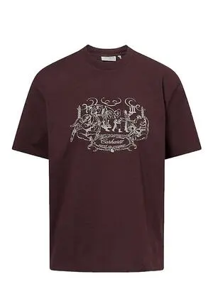 Carhartt Work In Progress Relaxed-fit Graphic-print Cotton T-shirt - Palisander