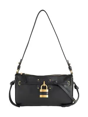 Chloé Paddington Sling Mini Leather Shoulder Bag - Black