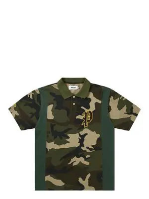 PALACE Legacy Polo 'woodland Camo - Green