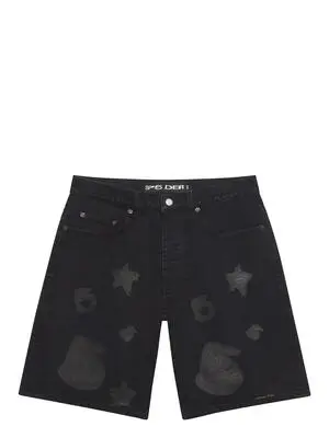 SP5DER Beluga Denim Short - Black
