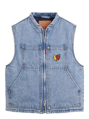 LEVI'S X Sky High Farm Goods Vest 'mid Indigo - Blue