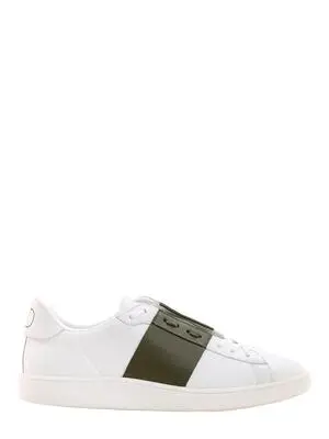 VALENTINO Open Royco Sneakers In White/kha