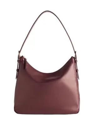 Quince Women's Sutton Shoulder Bag Deep Plum