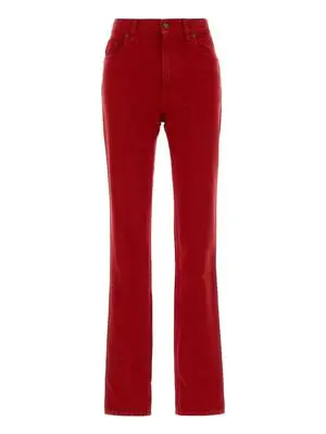 Chloé Denim Jeans - Red