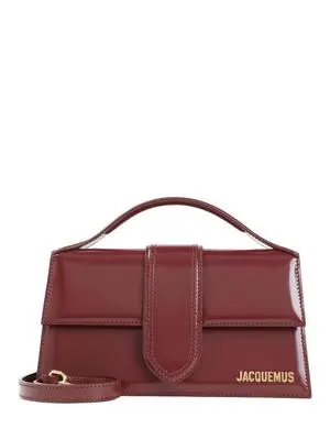 JACQUEMUS Jacquemus Le Grand Bambino Mini Patent Calf Leather Shoulder Bag