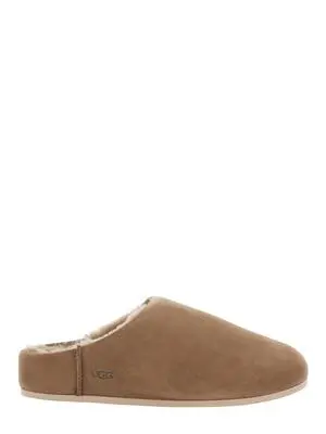 UGG Ugg Elea Slip-On Leather Flat Mule Brown