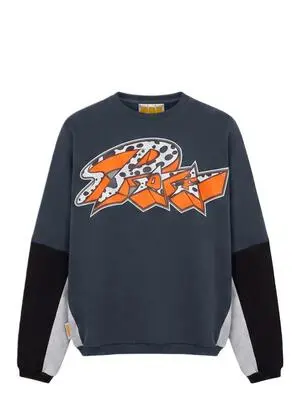PDF CHANNEL Logo Graphic Cotton T-shirt - 3grey