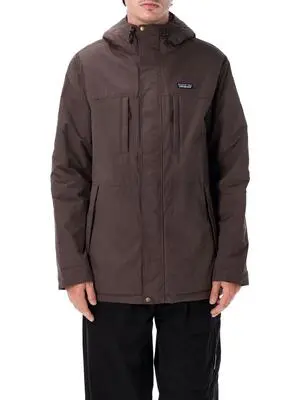 Patagonia Isthmus Parka Jacket With Recycled Fleece Lining And Thermogreen Insulated Sleeves - Marrone
